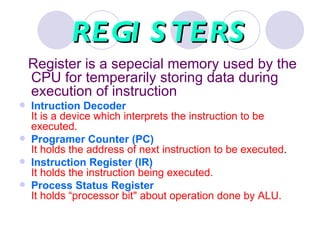 Cpu ppt cse | PPT