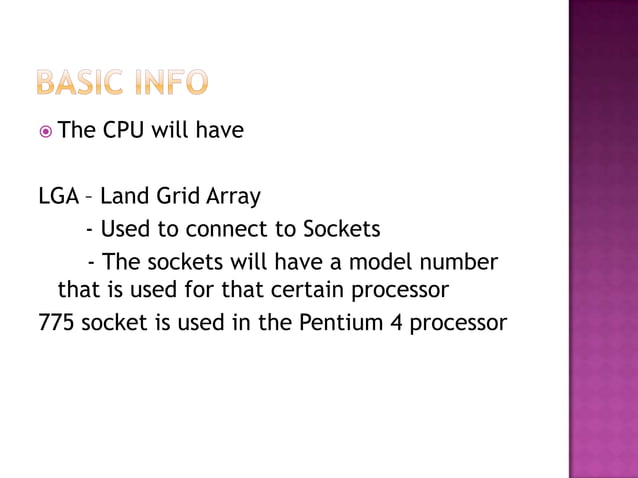 Cpu presentation | PPTX