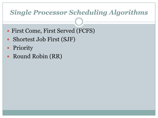 Cpu scheduling | PPTX | Operating Systems | Computer Software and Applications
