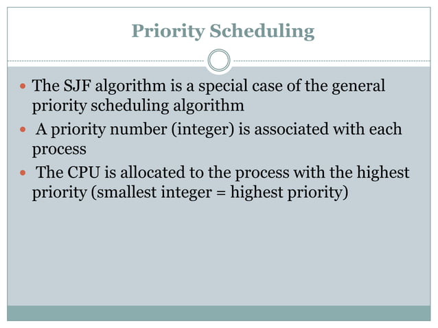 Cpu scheduling