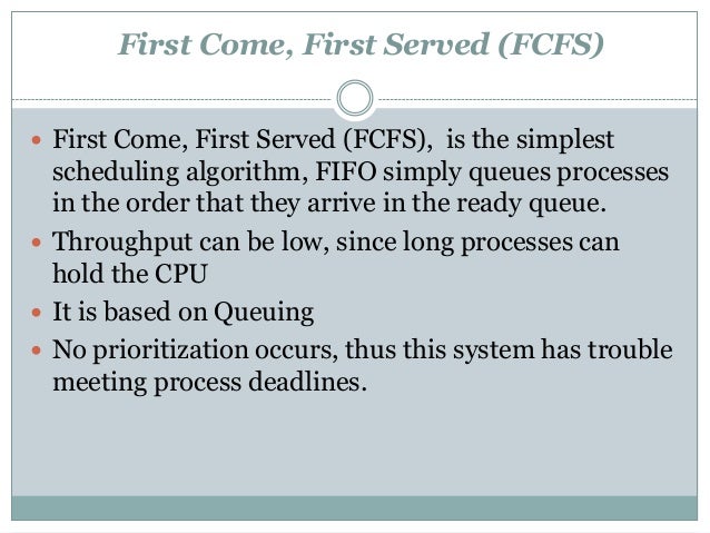 Cpu Scheduling
