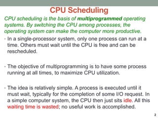 Cpu scheduling | PPT
