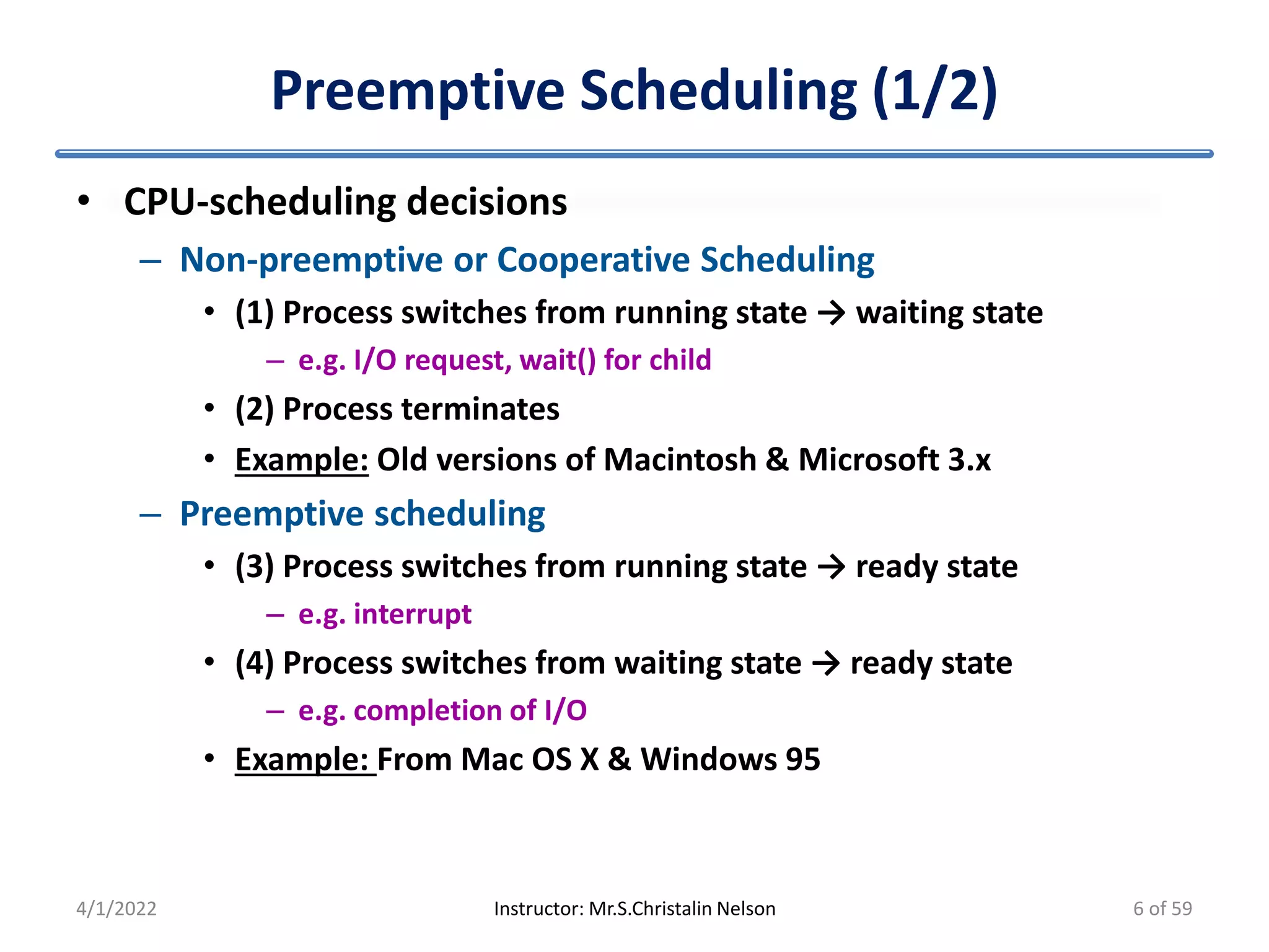 CPU Scheduling | PDF