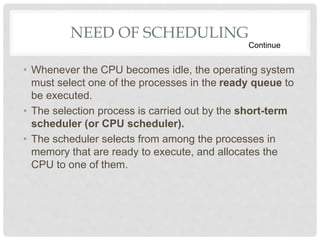 CPU Scheduling.pptx | Operating Systems | Computer Software and Applications