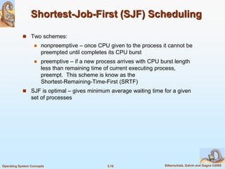 CPU scheduling are using in operating systems.ppt