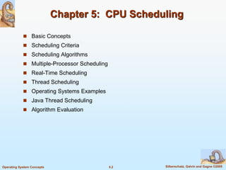 CPU scheduling are using in operating systems.ppt