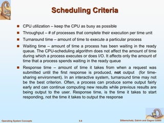 CPU scheduling are using in operating systems.ppt