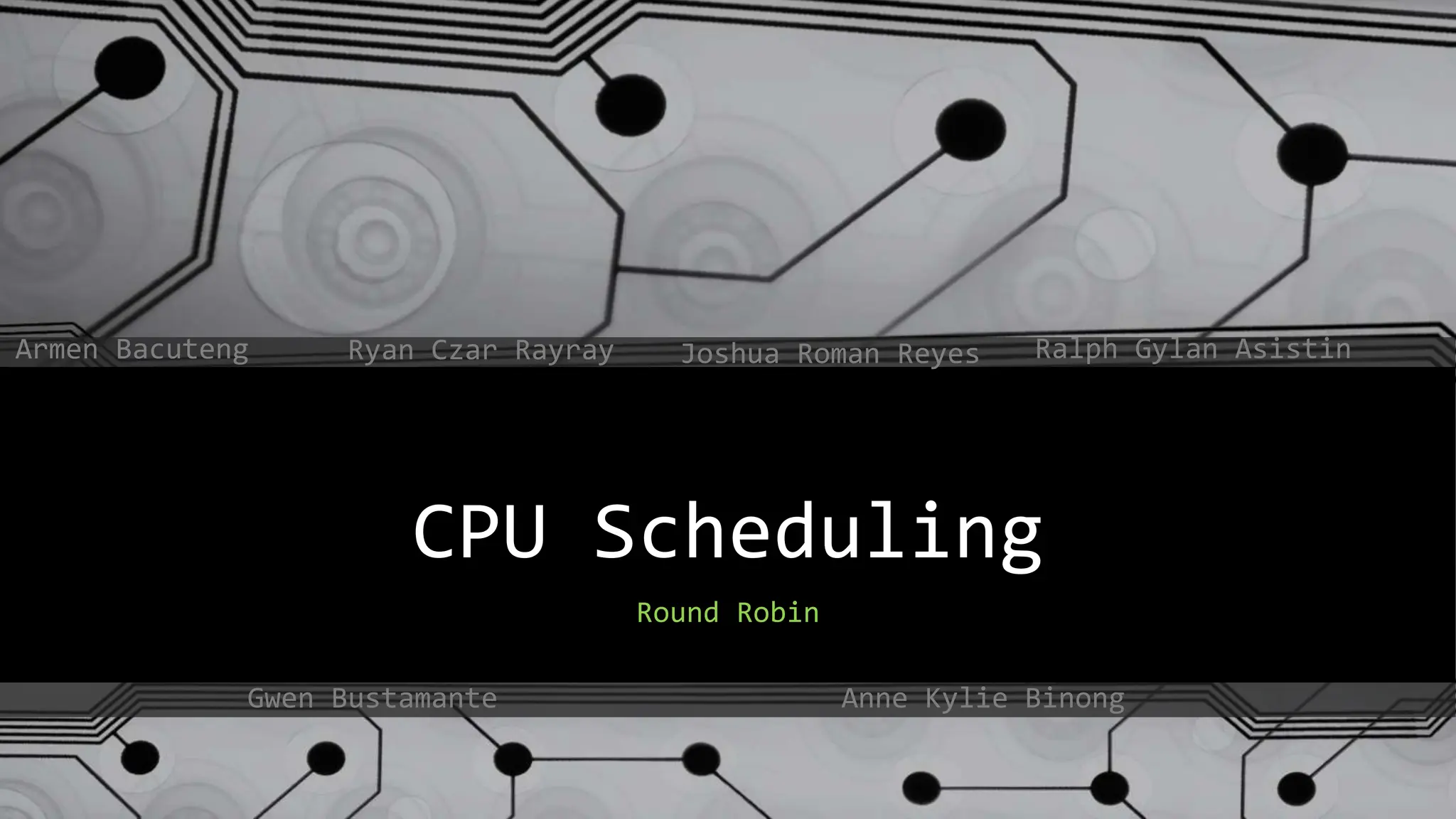 First in, First out and Round Robin CPU Scheduling | PPTX