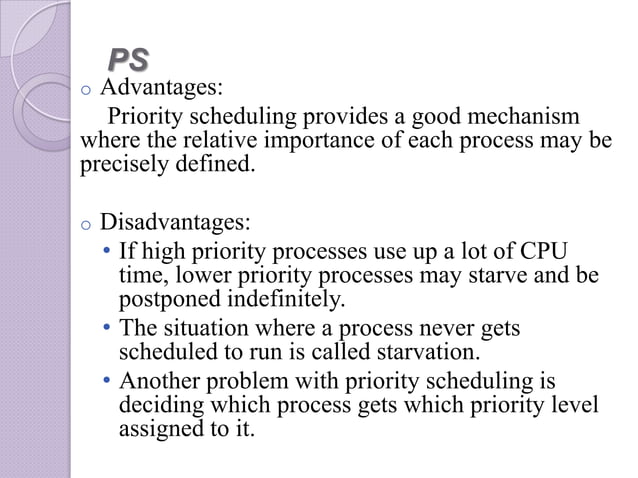 Cpu Schedule Algorithm Ppt
