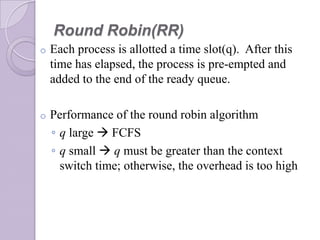 Cpu Schedule Algorithm | PPT