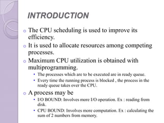 Cpu Schedule Algorithm | PPT