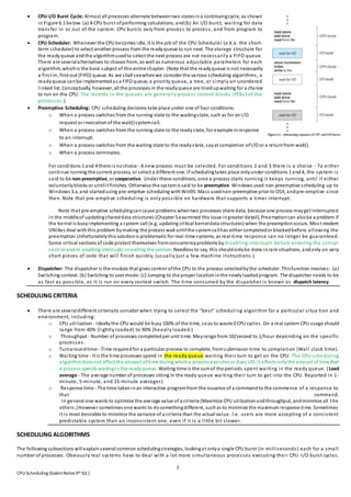 Cpu scheduling final | PDF