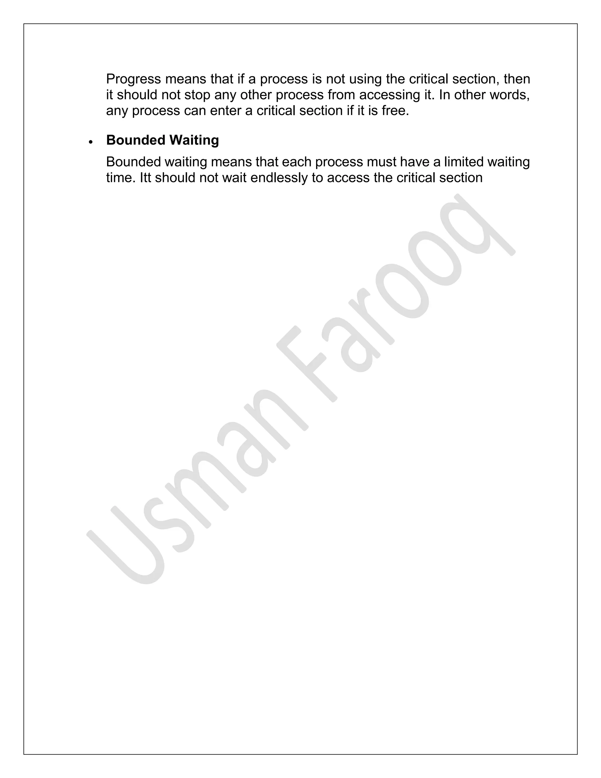 Cpu scheduling & process synchronizing | PDF