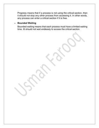 Cpu scheduling & process synchronizing | PDF