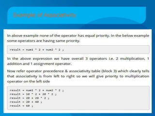 Type Conversion, Precedence and Associativity | PPTX