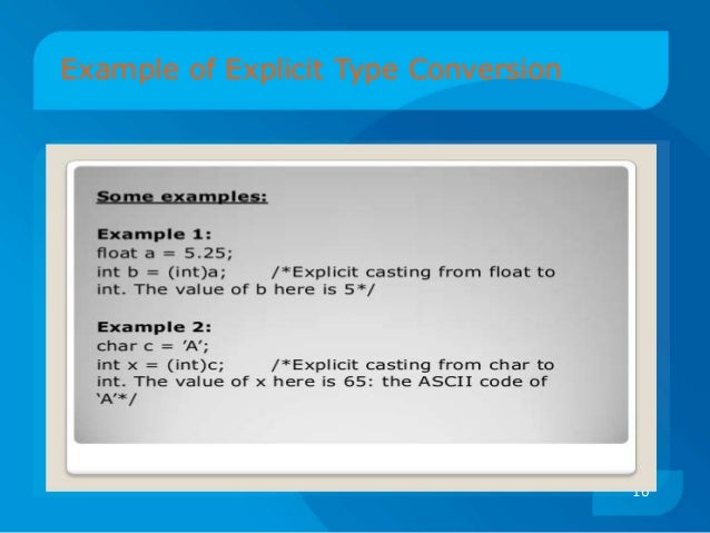 Type Conversion, Precedence and Associativity