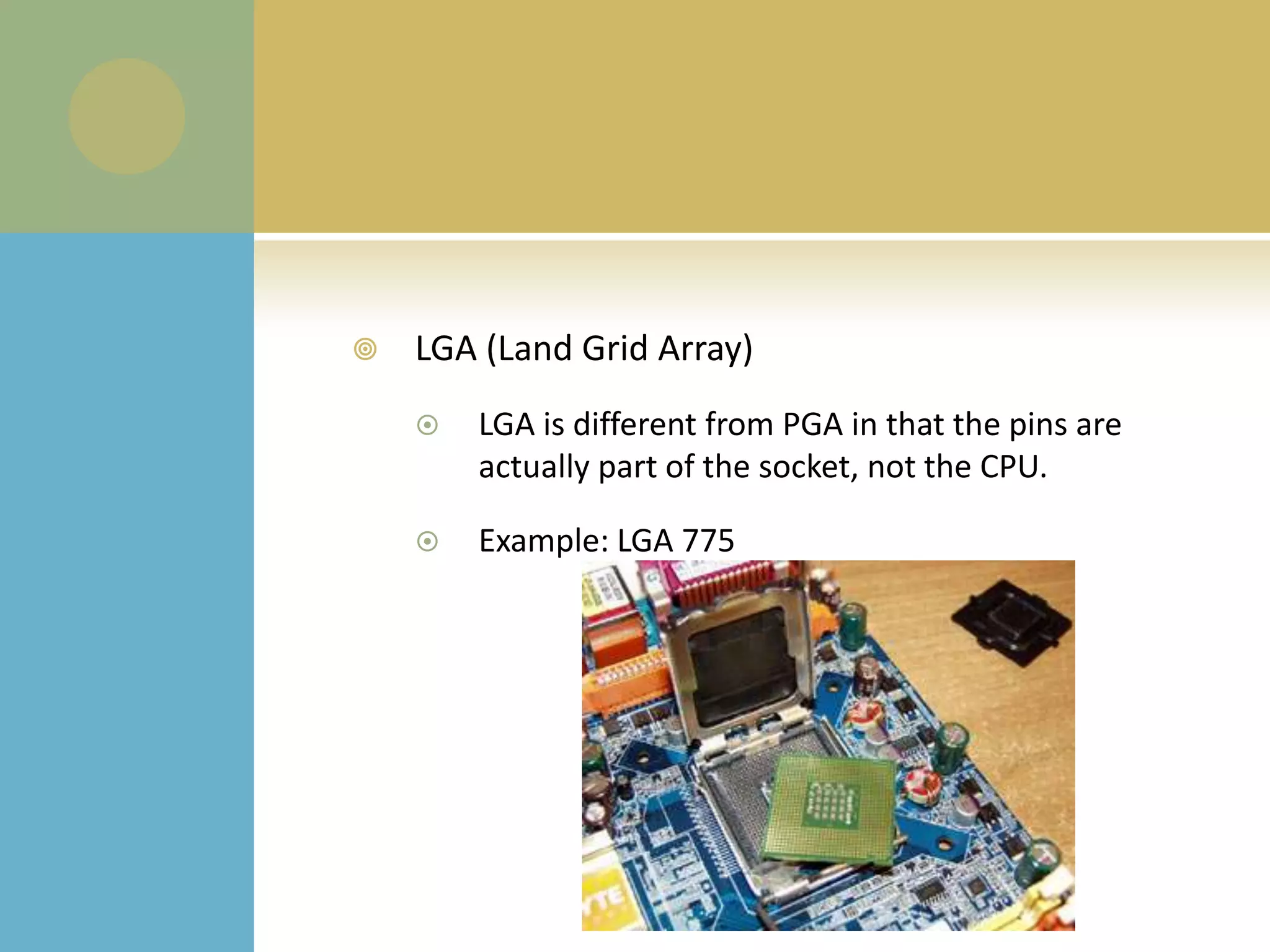 CPUs, Form Factor And Sockets | PPTX
