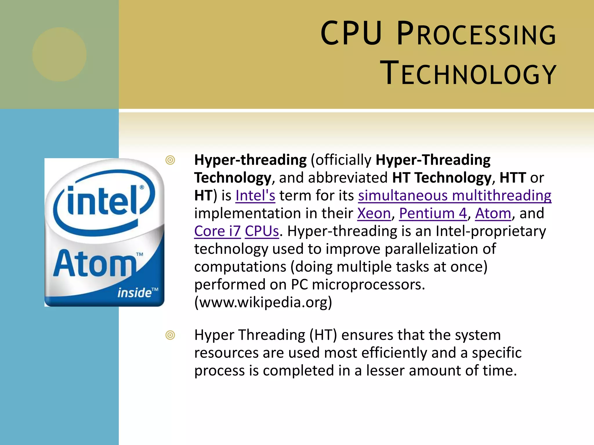 CPUs, Form Factor And Sockets | PPTX