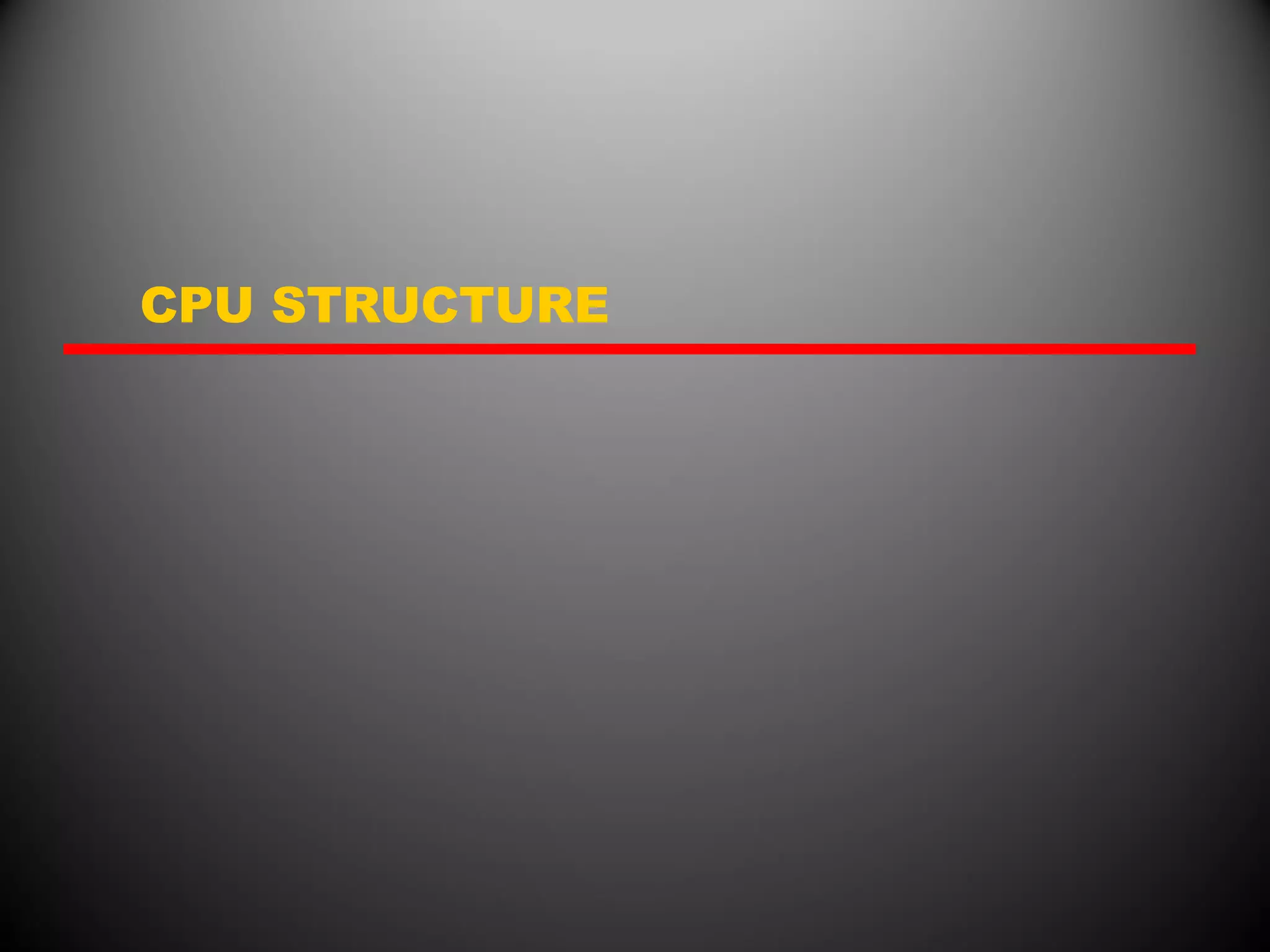 IT209 Cpu Structure Report | PPT | Operating Systems | Computer Software and Applications