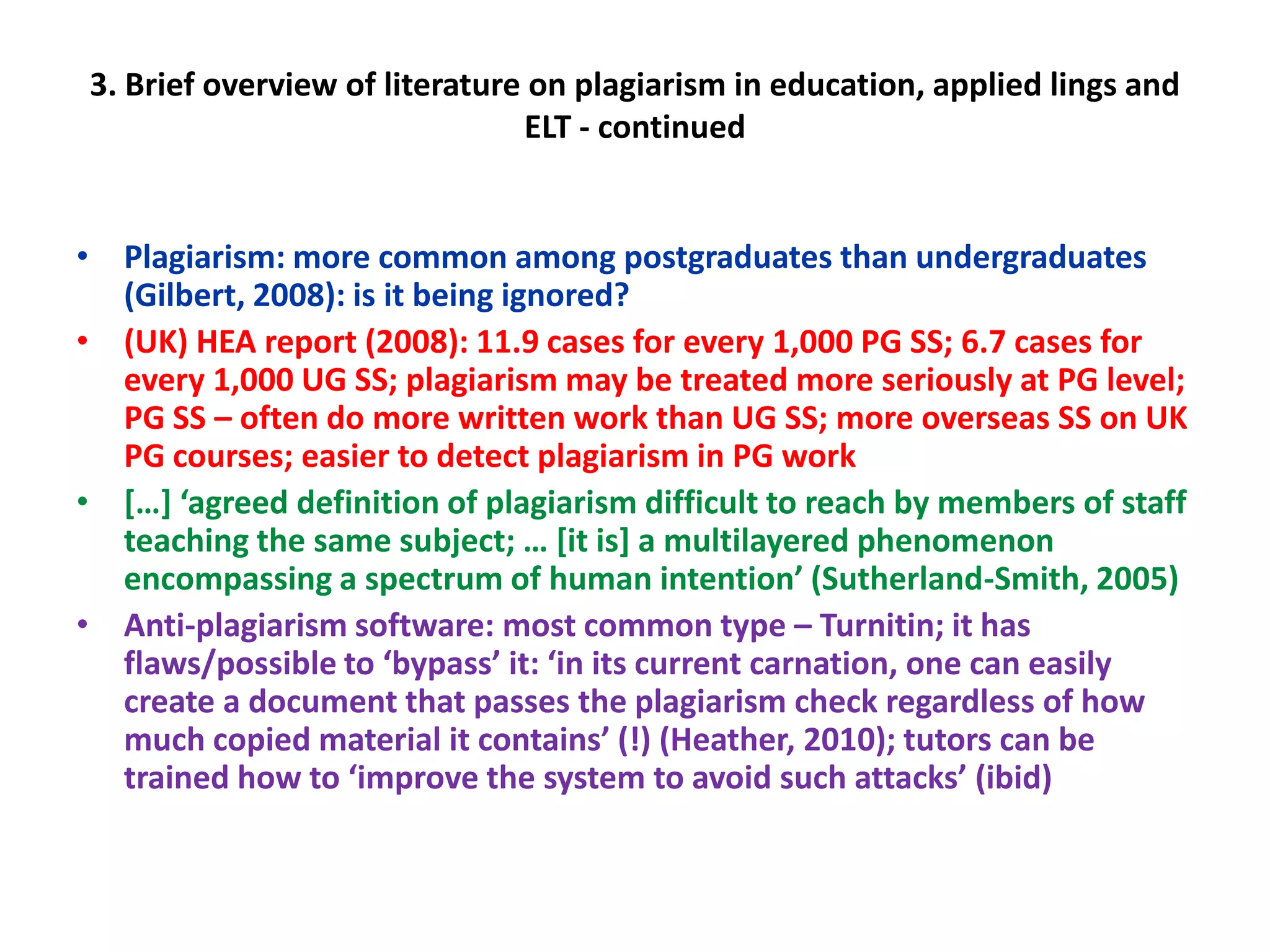 Plagiarism: awareness-raising strategies to improve writing practices ...