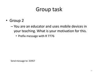 Mobile learning workshop | PPT