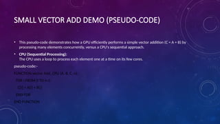 CPU vs GPU vs Intel Gen8 GPU — Presentation.pptx