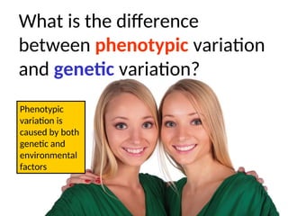 THE SUDY OF Variation and species for grade 9.ppt