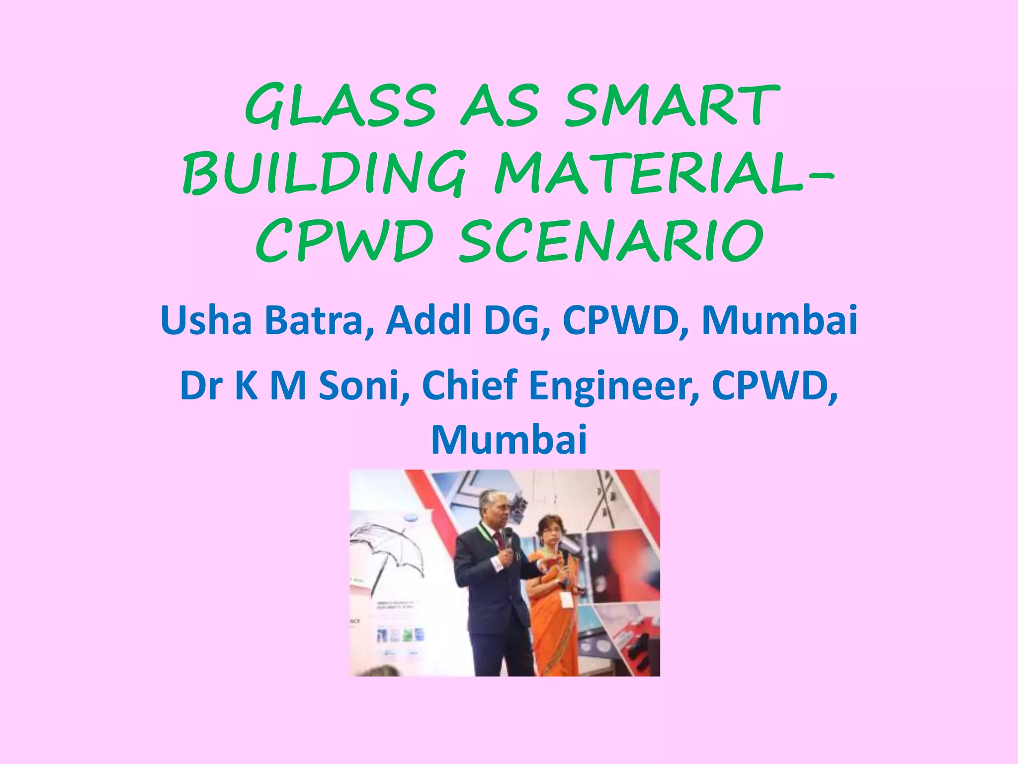 Use of Glass in Buildings | PPTX