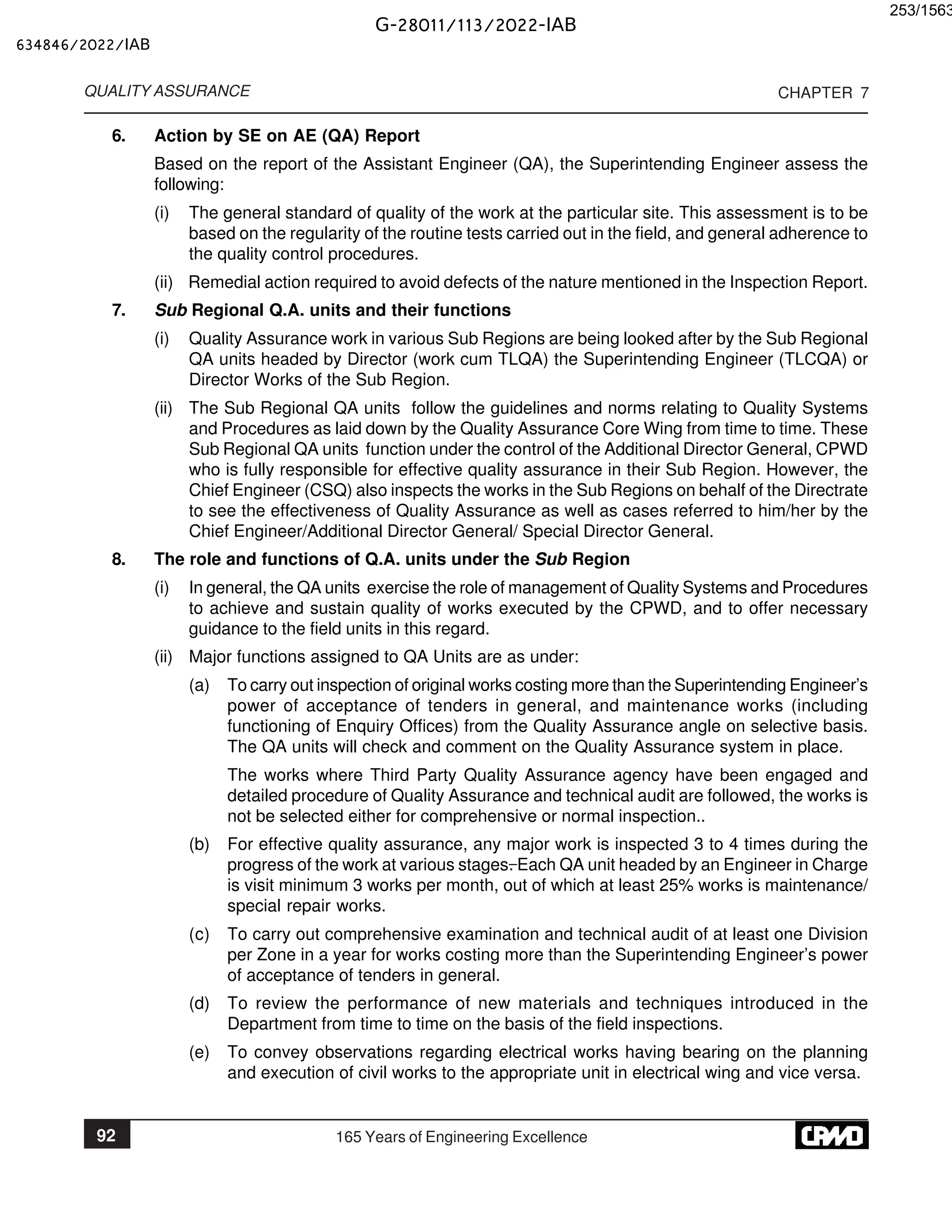 CPWD Works Manual 2019 SOP for repaire and maintenance | PDF