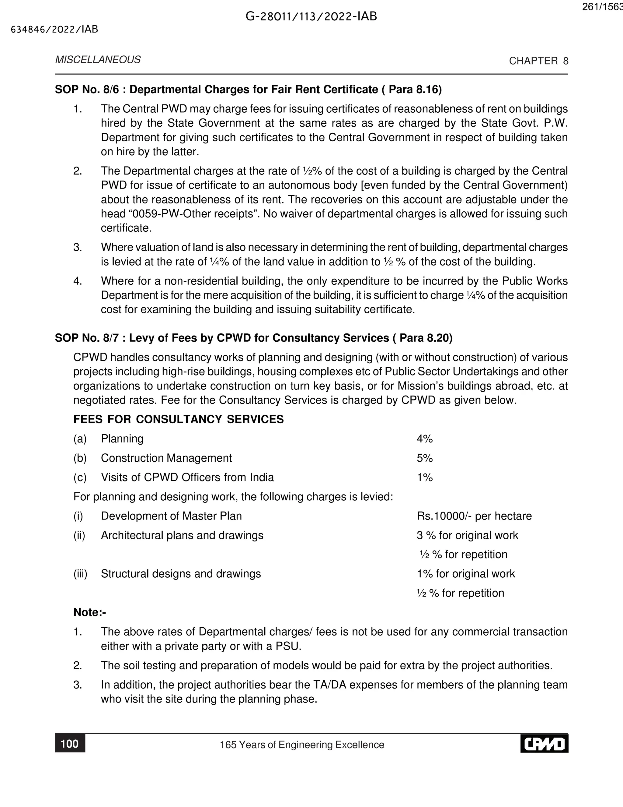 CPWD Works Manual 2019 SOP for repaire and maintenance | PDF