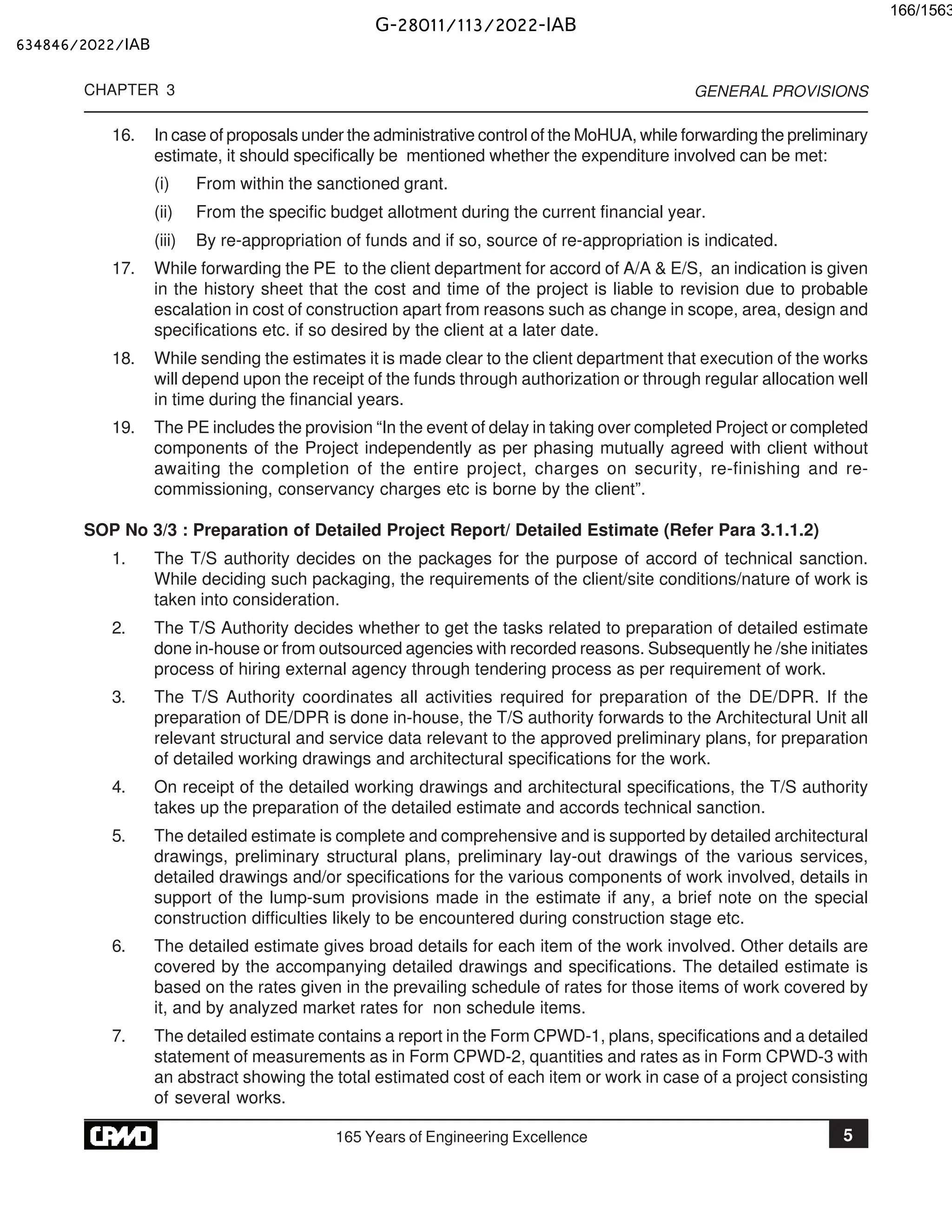 CPWD Works Manual 2019 SOP for repaire and maintenance | PDF