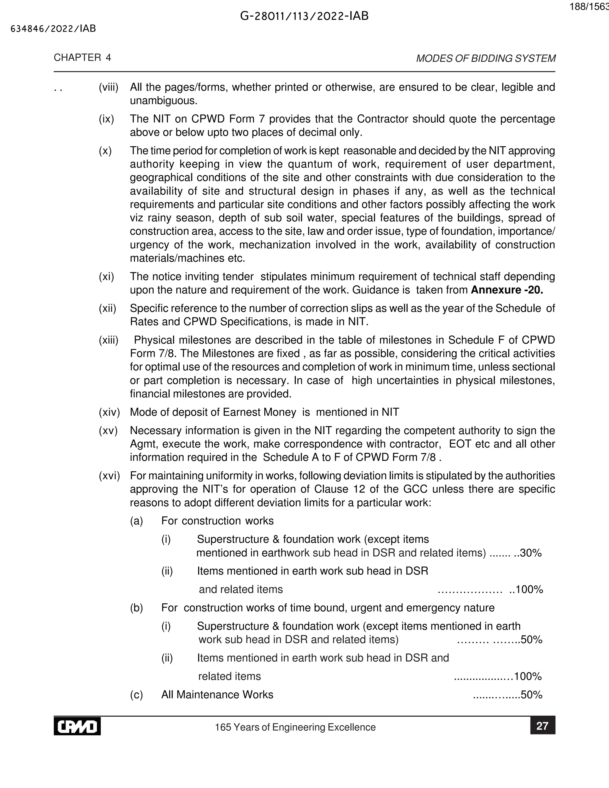 CPWD Works Manual 2019 SOP for repaire and maintenance | PDF