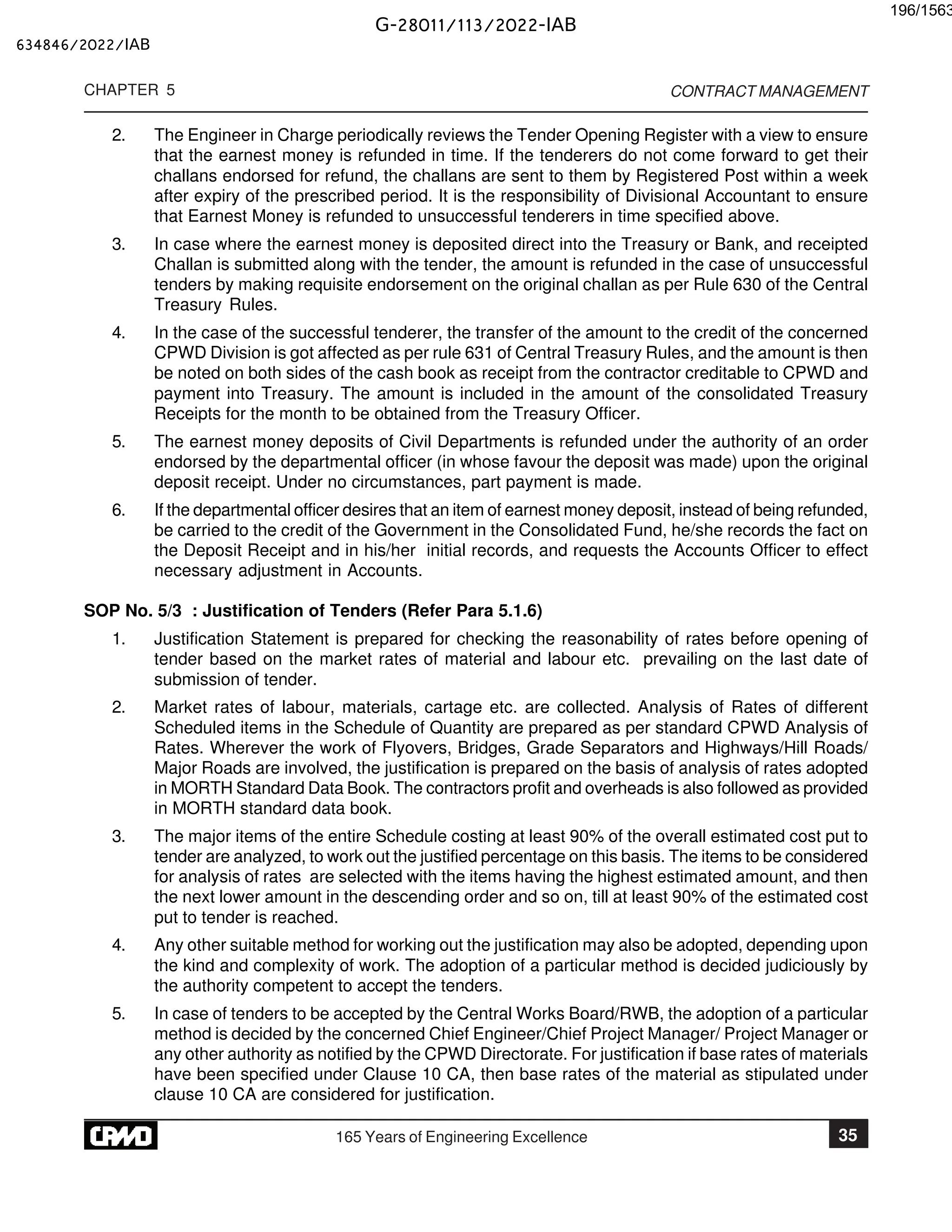 CPWD Works Manual 2019 SOP for repaire and maintenance | PDF