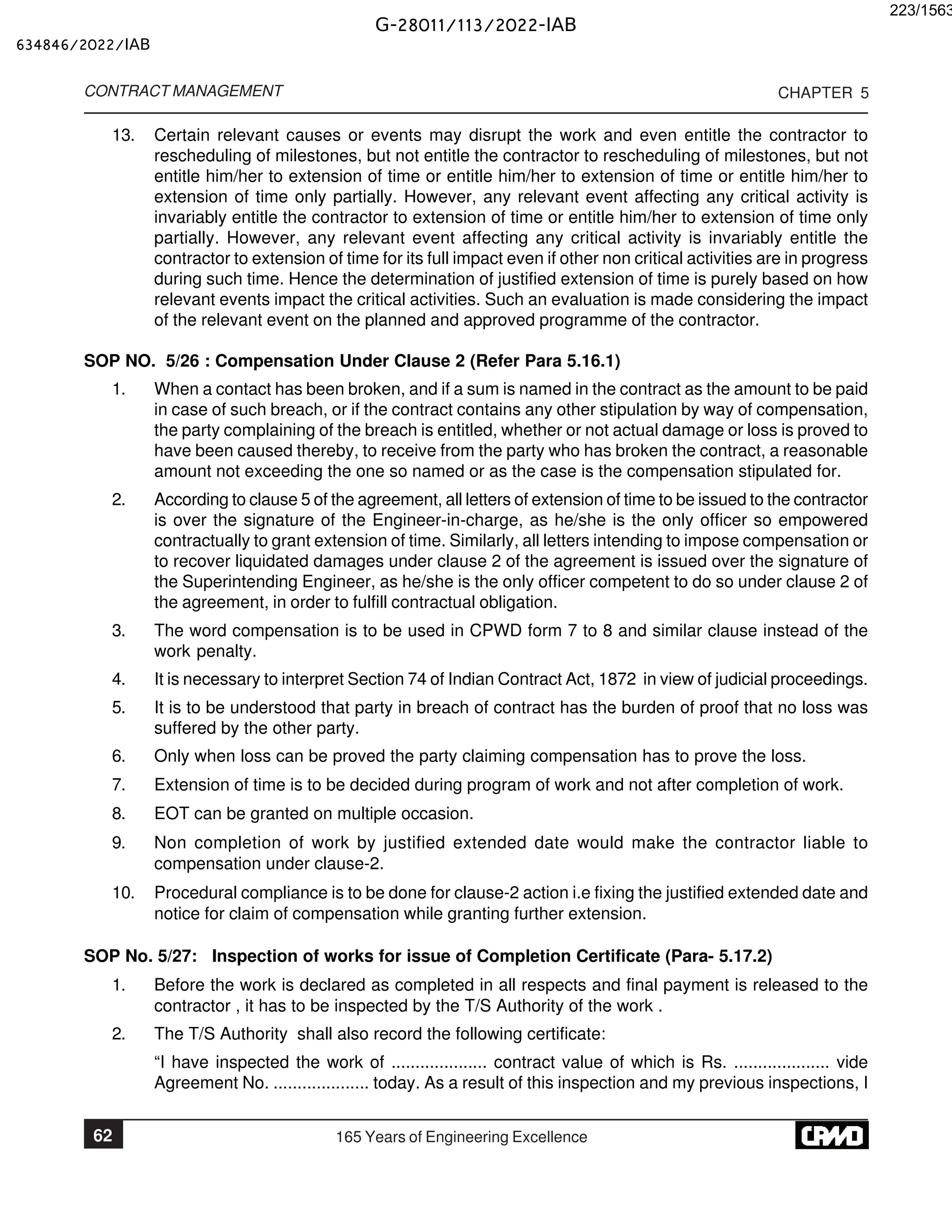 CPWD Works Manual 2019 SOP for repaire and maintenance | PDF