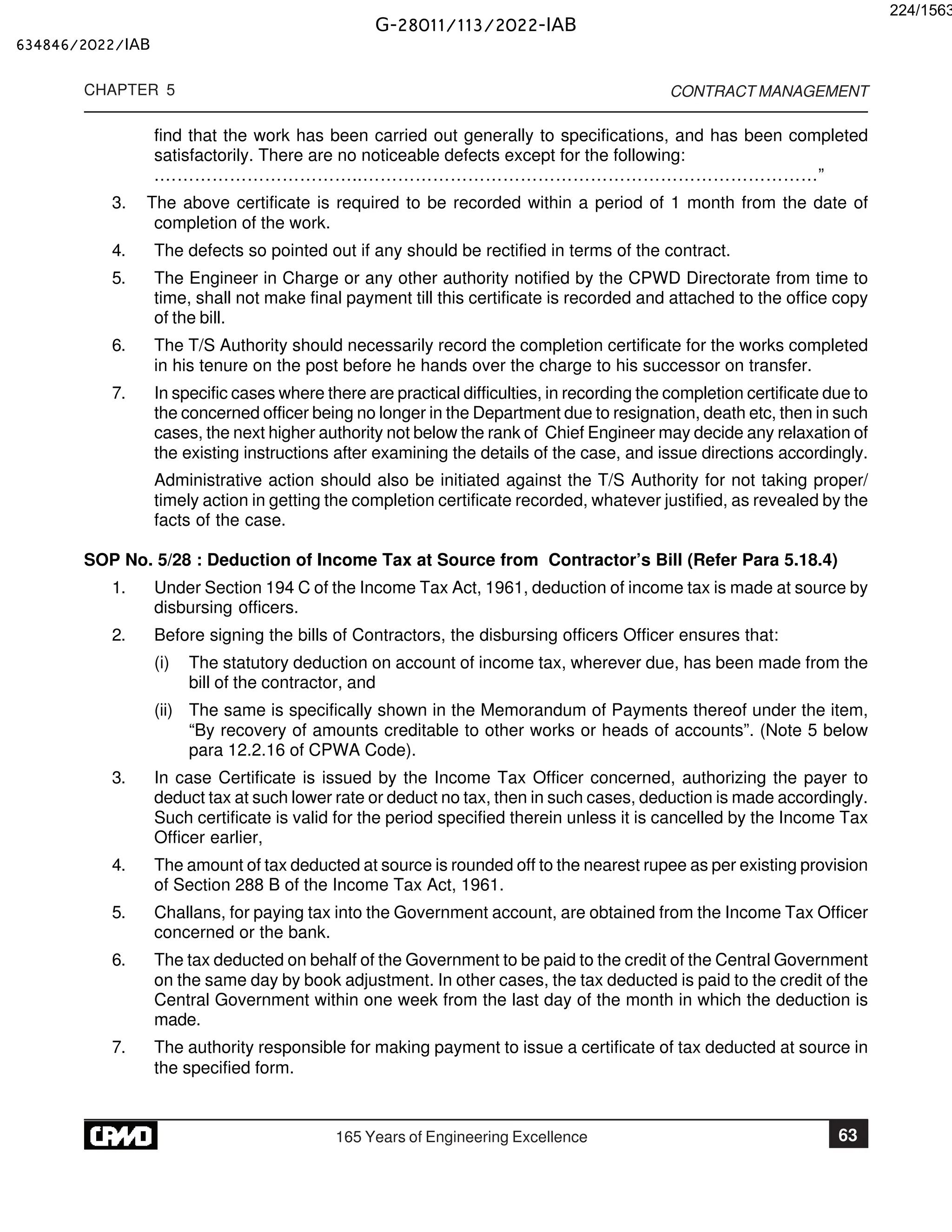 CPWD Works Manual 2019 SOP for repaire and maintenance | PDF