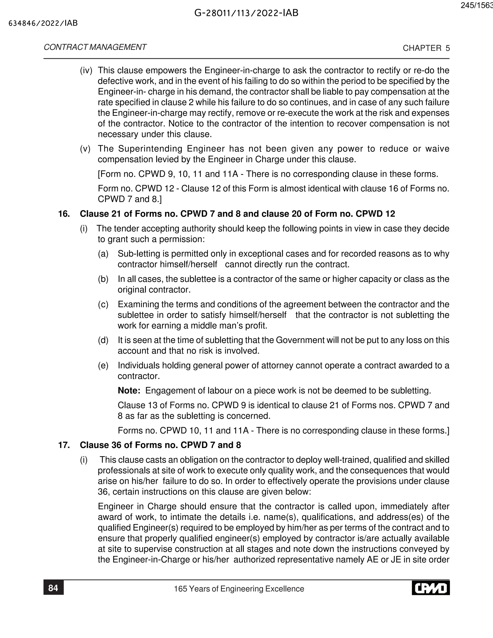 CPWD Works Manual 2019 SOP for repaire and maintenance | PDF