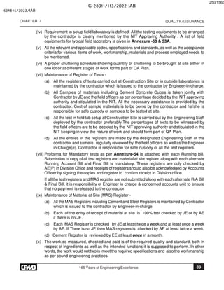 CPWD Works Manual 2019 SOP for repaire and maintenance | PDF