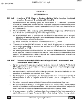 CPWD Works Manual 2019 SOP for repaire and maintenance | PDF