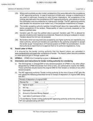 CPWD Works Manual 2019 SOP for repaire and maintenance | PDF