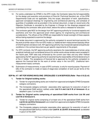 CPWD Works Manual 2019 SOP for repaire and maintenance | PDF