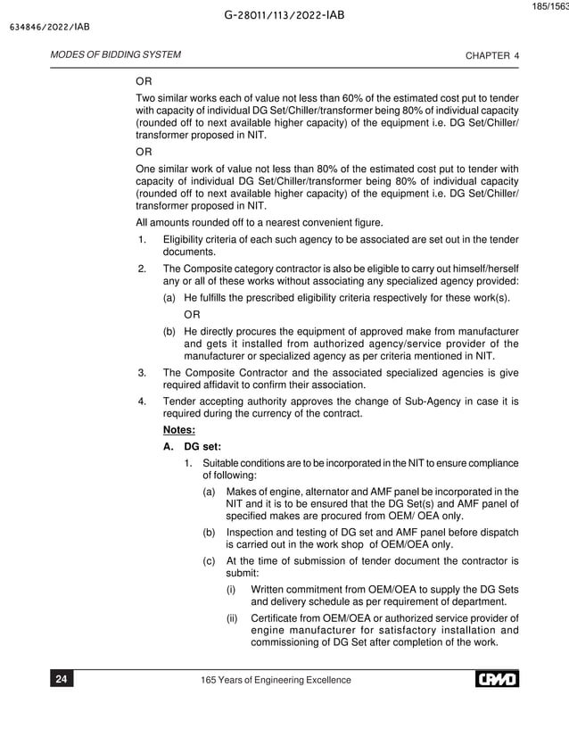 CPWD Works Manual 2019 SOP for repaire and maintenance | PDF