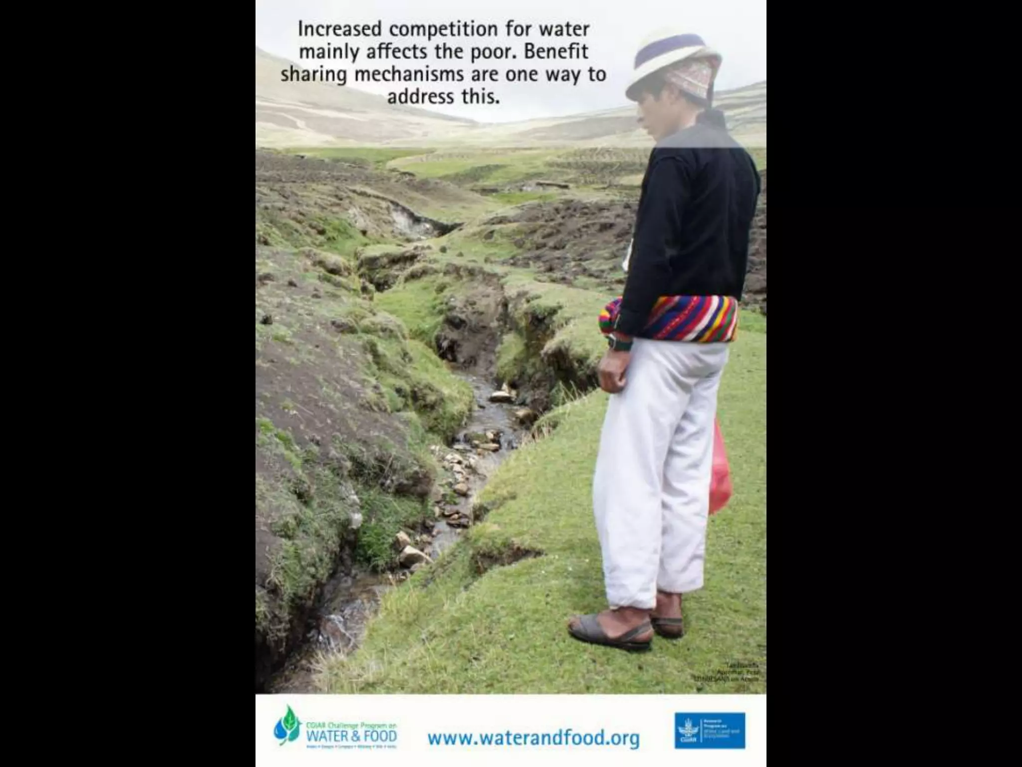CPWF Andes Rio+20 Water & Poverty Poster Messages | PPTX
