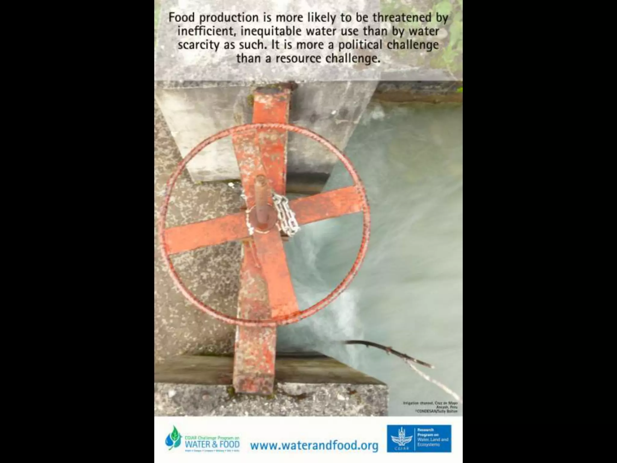CPWF Andes Rio+20 Water & Poverty Poster Messages | PPTX