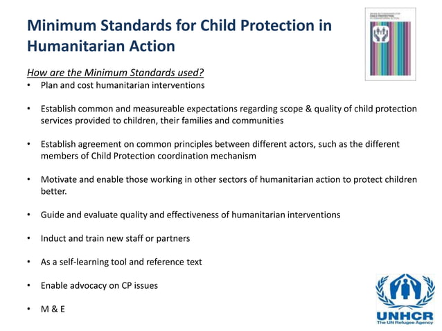 CPWG_CPMinimumStandards_UNHCRFramework.ppt