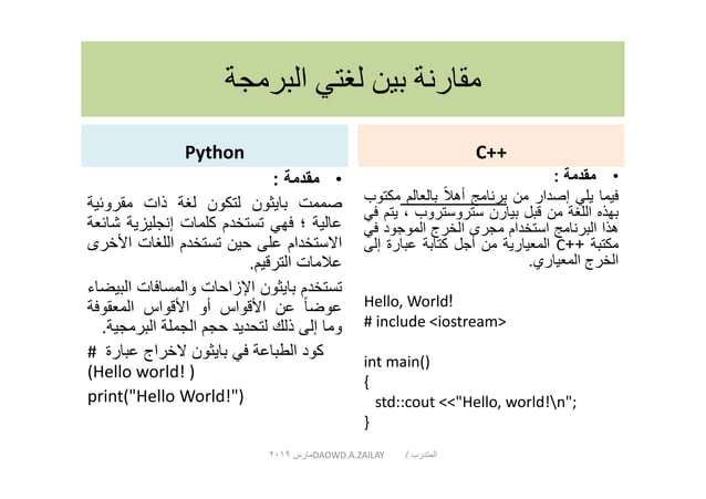 C++&python | PPT