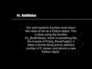 C pythontalk | PPT | Free Download