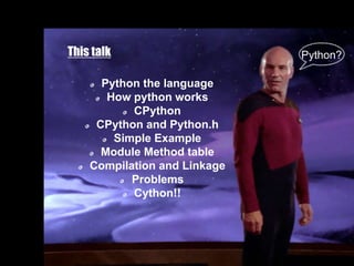 C pythontalk | PPT