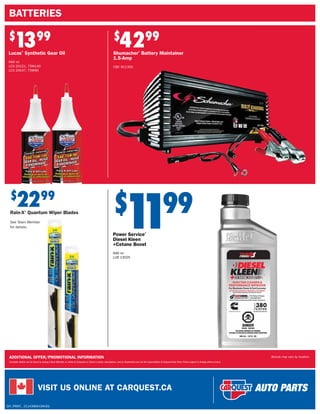 Auto Parts Fyler – CarQuest – AutoBarn.ca