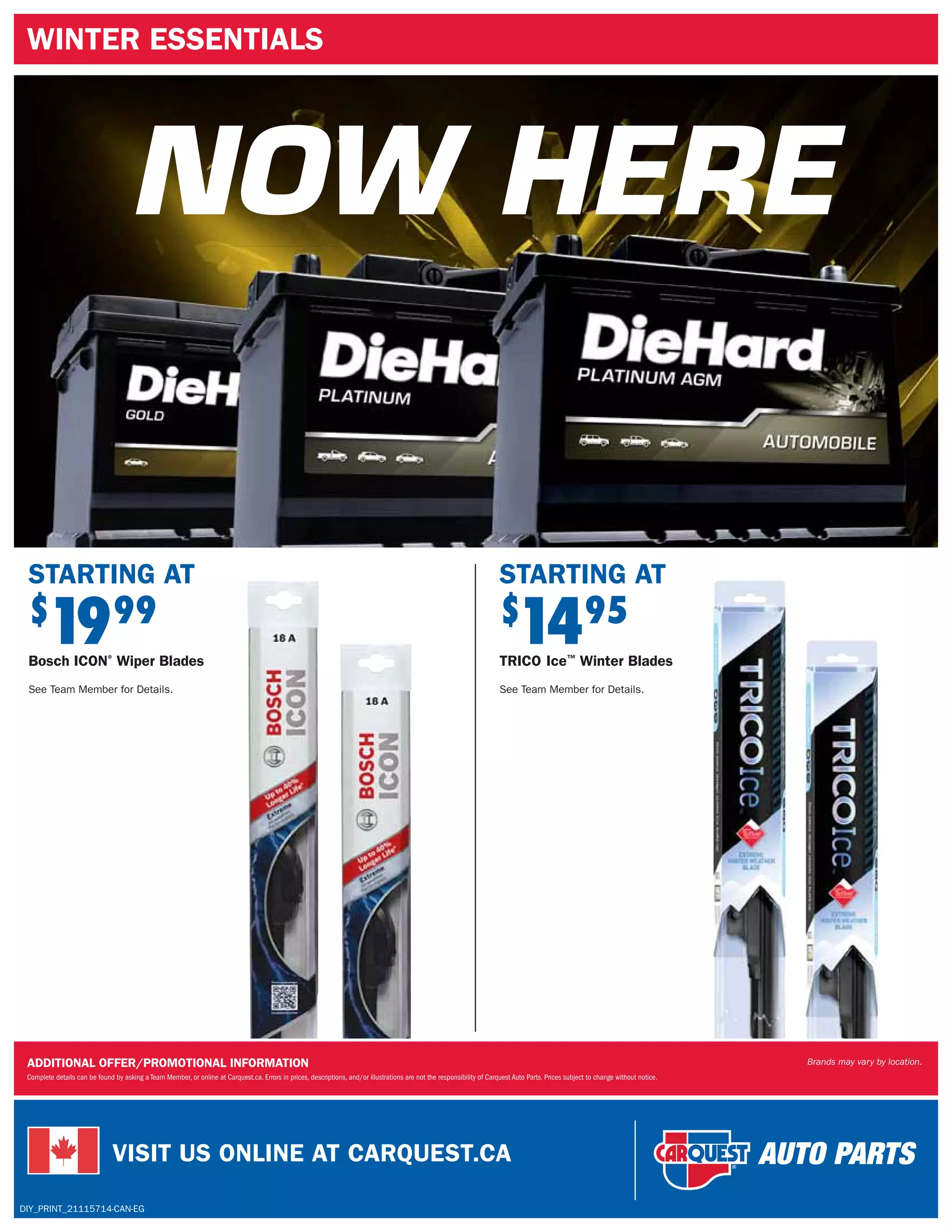 Auto Parts Fyler – CarQuest – PetesPaint.ca