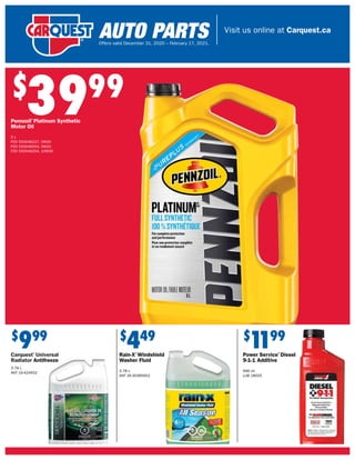 Auto Parts Fyler – CarQuest – PetesPaint.ca